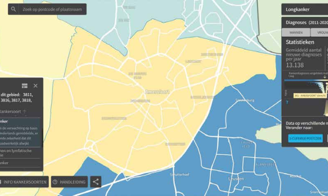 Nederlandse Kankeratlas | Geografie.nl